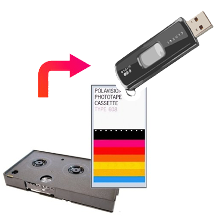 Transfer Polavision Film to Digital USB Stick – Your Video 2 DVD